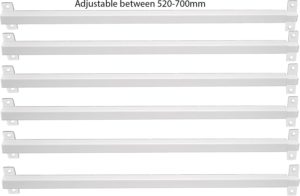 Window Security Bars Offset Square (Small) - Avonstar Classics